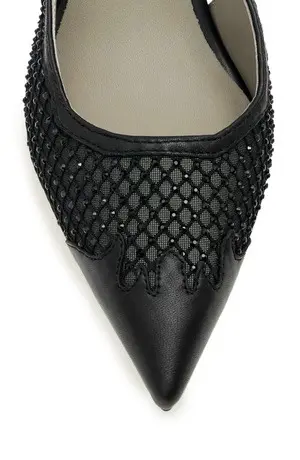 ALLSAINTS Idiya Mesh Slingback Pumps