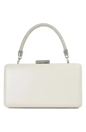 Dune London Leather Frame Clutch