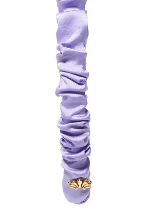 Lele Sadoughi Jessie Ruched Satin Headband - Iris