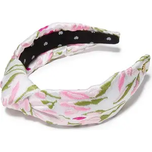 Lele Sadoughi Tulip Print Knotted Headband - Blush