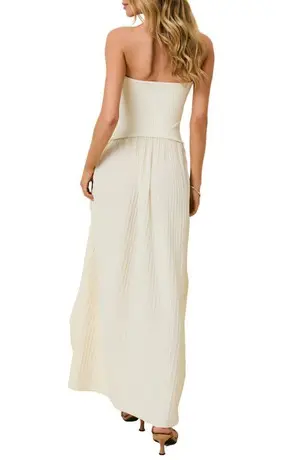 Solid & Striped The Strapless Maxi Dress