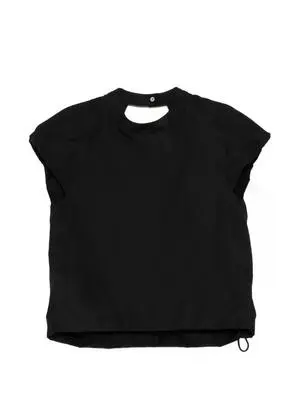 Sacai Gathered A-line Skirt With Drawstring