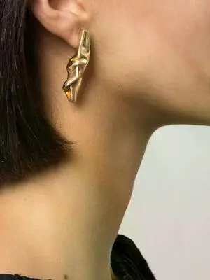 Completedworks Notsobig Crumple Drop Earrings