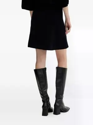 GESTUZ Knitted A-line Mini Skirt