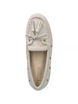 Liu Jo Suede Loafers With Tassel Detail - Neutrals