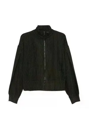 DEHA Striped Zip-fastening Cardigan