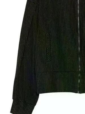 DEHA Striped Zip-fastening Cardigan