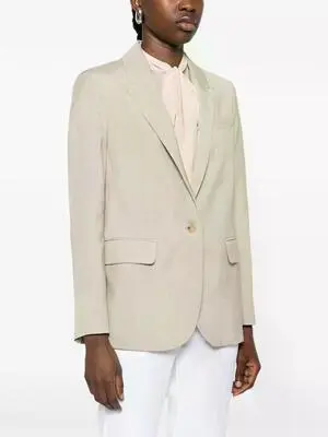 FORTE_FORTE Flap-pocket Blazer - Neutrals