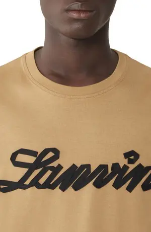 LANVIN Ribbon T-shirt - Camel