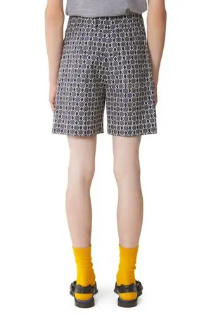 LANVIN Printed Cotton Shorts