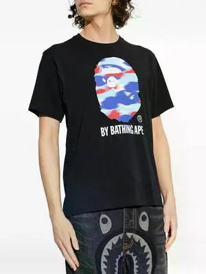 A BATHING APE Printed T-shirt - Black