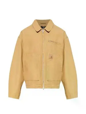 REPRESENT Pocket Zip Cotton Jacket - Neutrals