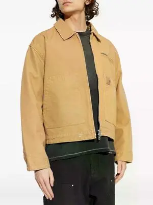 REPRESENT Pocket Zip Cotton Jacket - Neutrals