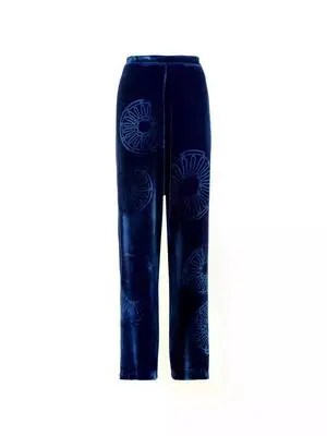 Themis Z Kyma Embossed Trousers - Blue