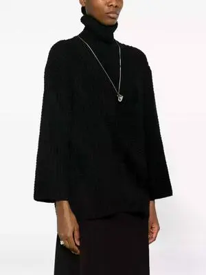TOTEME Whipstitch Sweater - Black