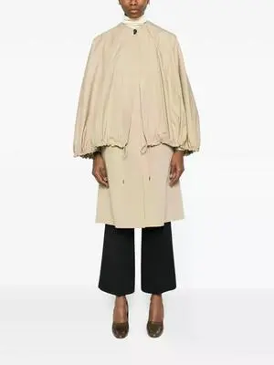 TOTEME Detachable Cape Coat - Neutrals