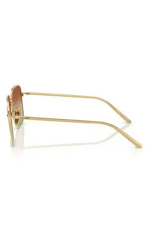 Prada 54mm Square Sunglasses - Gold/green/brown
