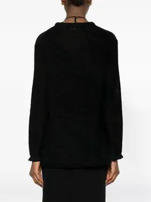 TOTEME Open Weave Sweater - Black