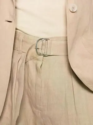 PANICALE Belted Pleated Trousers