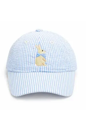 BITS & BOWS Bunny Baseball Hat - Blue