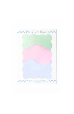 BITS & BOWS Pretty In Pastel Ribbon Set - Pastel Pink/green/blue
