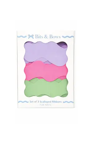 BITS & BOWS Pretty In Pastel Ribbon Set Pink/green/purple