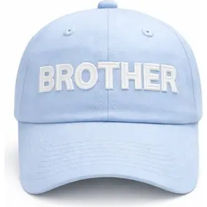 BITS & BOWS Brother Baseball Hat - Light Blue