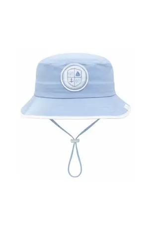 BITS & BOWS Coastal Crest Bucket Hat Light Blue