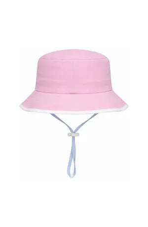 BITS & BOWS Coastal Crest Bucket Hat - Pink