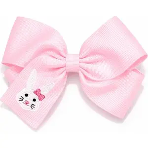 BITS & BOWS Bunny Hair Bow - Pink