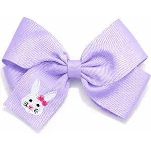 BITS & BOWS Bunny Hair Bow - Lavender
