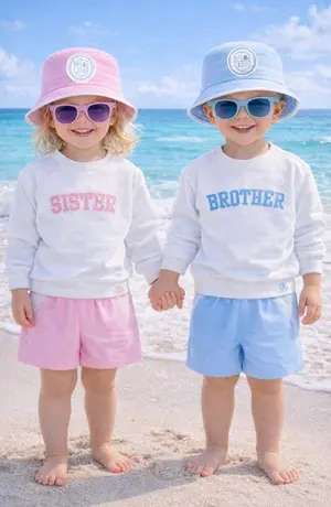 BITS & BOWS Long Sleeve Brother Sweatshirt
