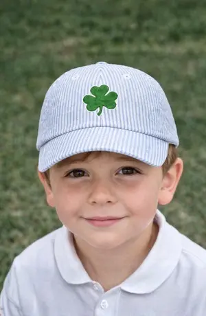 BITS & BOWS Shamrock Baseball Hat