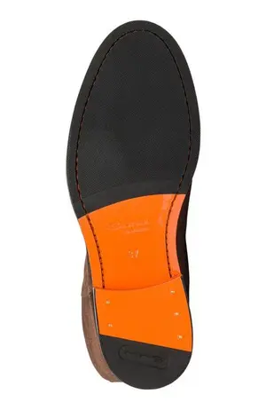 Santoni Suede Midi Boots - Brown