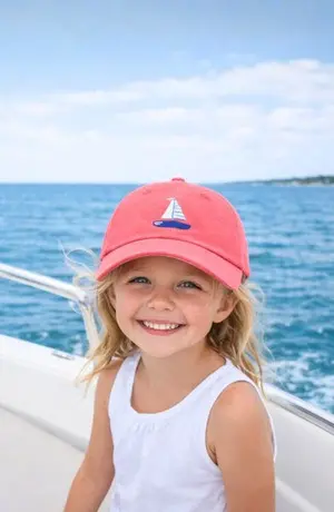 BITS & BOWS Sailboat Bow Baseball Hat