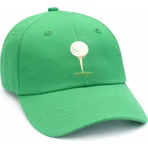 BITS & BOWS Tee Time Baseball Hat - Green