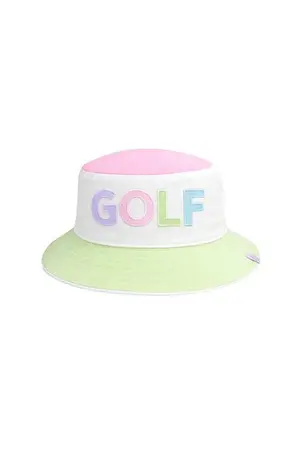 BITS & BOWS Golf Bucket Hat - Rainbow