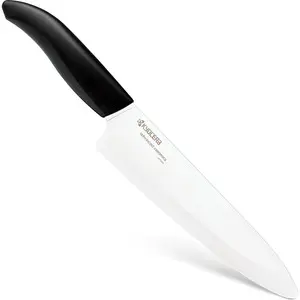 KYOCERA Revolution Ceramic 7 Inch Chef's Knife - Black