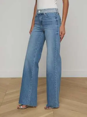 L'Agence Louane Wide-leg Flare Jean