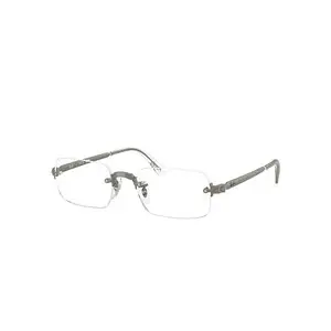 Ray-ban Rimless Rectangle Optical Eyeglasses Frame - Grey