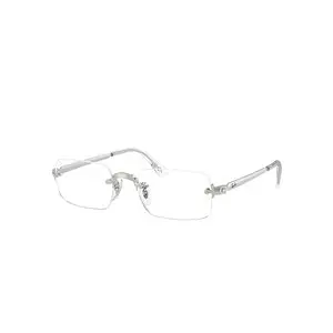 Ray-ban Rimless Rectangle Optical Eyeglasses Frame - Silver