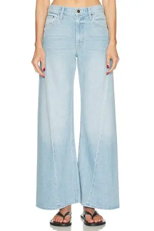 MOTHER The Lemon Twist Sneak Jeans - Blue