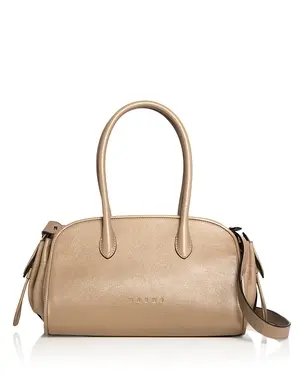 Marni Leather Satchel - Cork