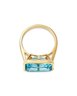 Bloomingdale'S 14k Yellow Topaz Solitaire Ring