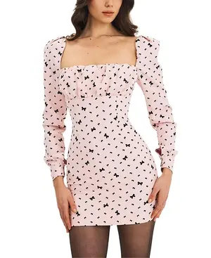 Miss Circle Bow Cocktail Dresses