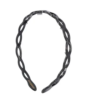 Alexandre De Paris Gaite Cutout Ultracomfort Acetate Headband - Black