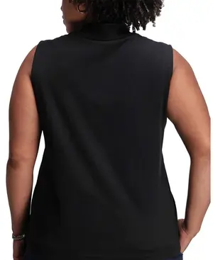 WILDFANG Everyday Mock Neck Tank Top - Black