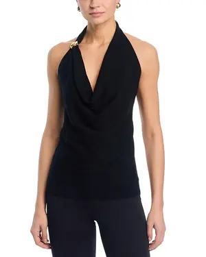 LUCY PARIS Kali Twist Halter Top