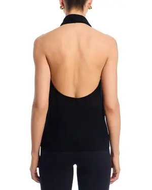 LUCY PARIS Kali Twist Halter Top