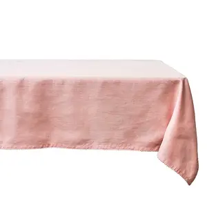 JULISKA Berry Scallop Tablecloth, 60 X 120 - Pink
